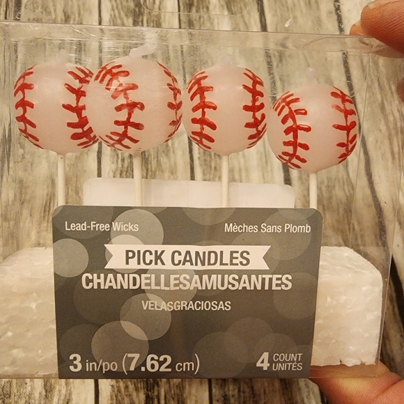 Creative Converting | Party Supplies | Baseball Birthday Party Candles ...